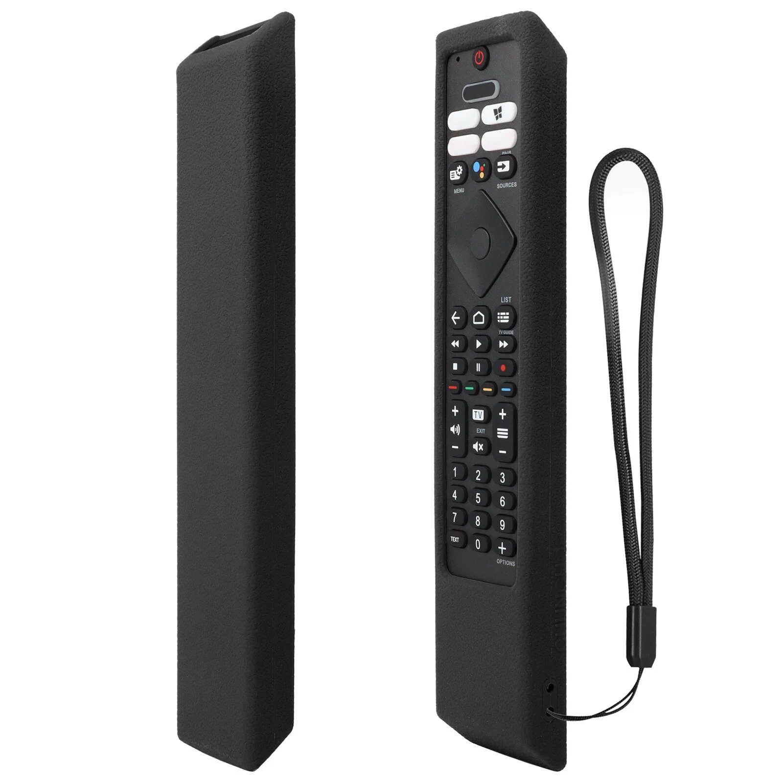 Силиконовый чехол для пульта Philips Smart TV Black