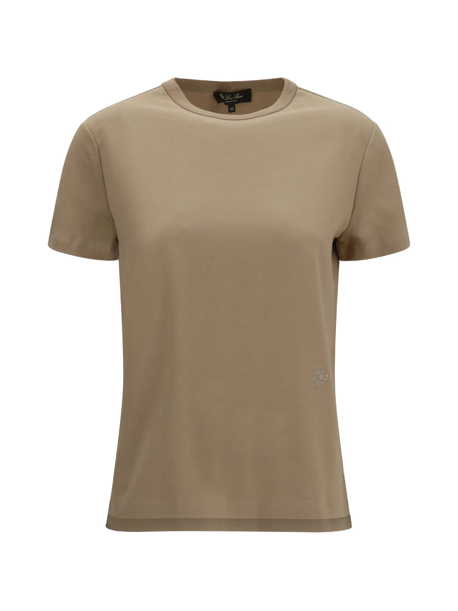 Футболка Loro Piana My-T embroidered-logo T-shirt