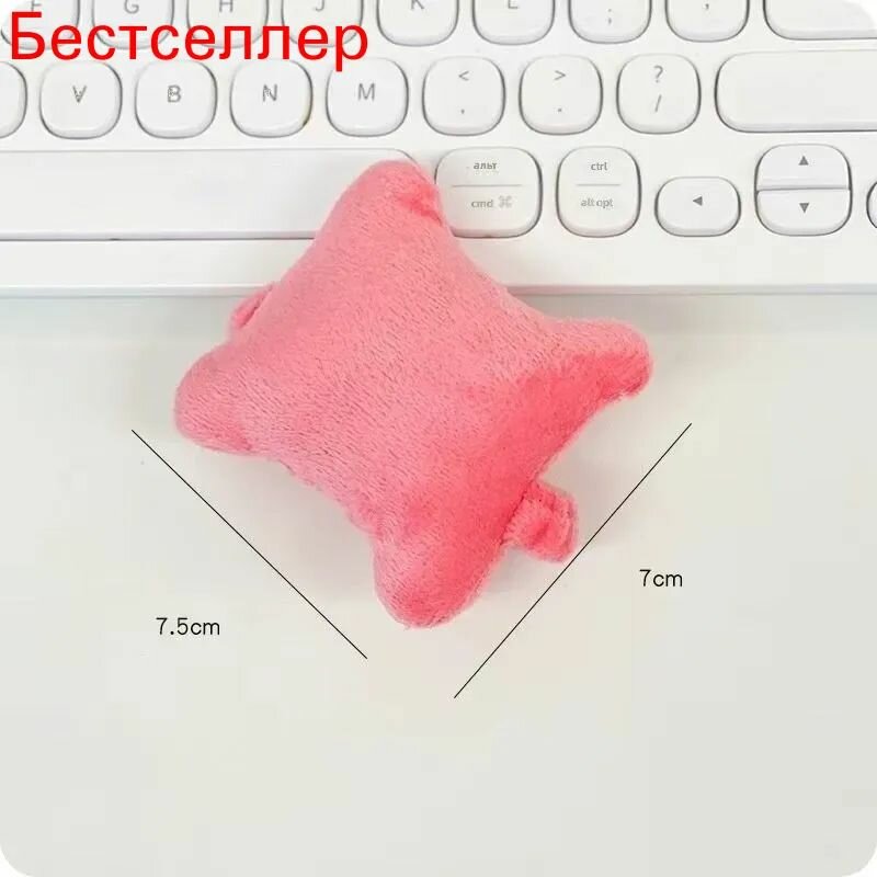Мягкий напульсник для мыши и клавиатуры, розовый, с эластичной лентой