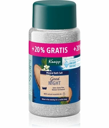 Соль для ванны Kneipp Good Night Swiss Stone Pine & Balsam Torchwood, 600 г