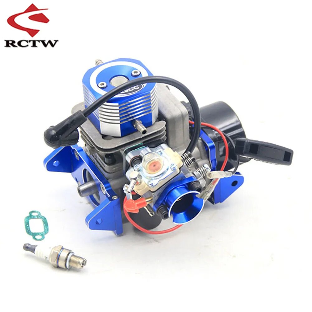 Двигатель RC Marine 26cc 29cc 58cc для лодки ZENOAH QJ G260 G290 G580 PUM 29CC Engine Blue