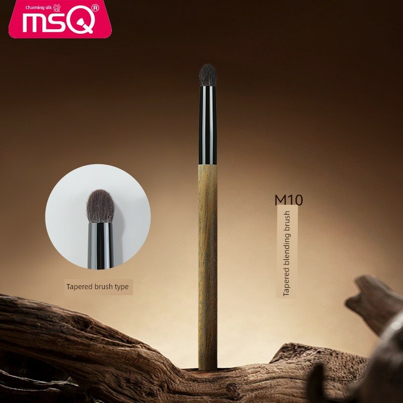MSQ M10 Остроконечная кисть для растушевки теней, мягкие шерстяные щетинки, инструмент для макияжа глаз с тонким