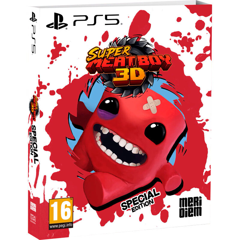 Игра на диске Super Meat Boy 3D special edition версия для Playstation 5/PS5, русские субтитры