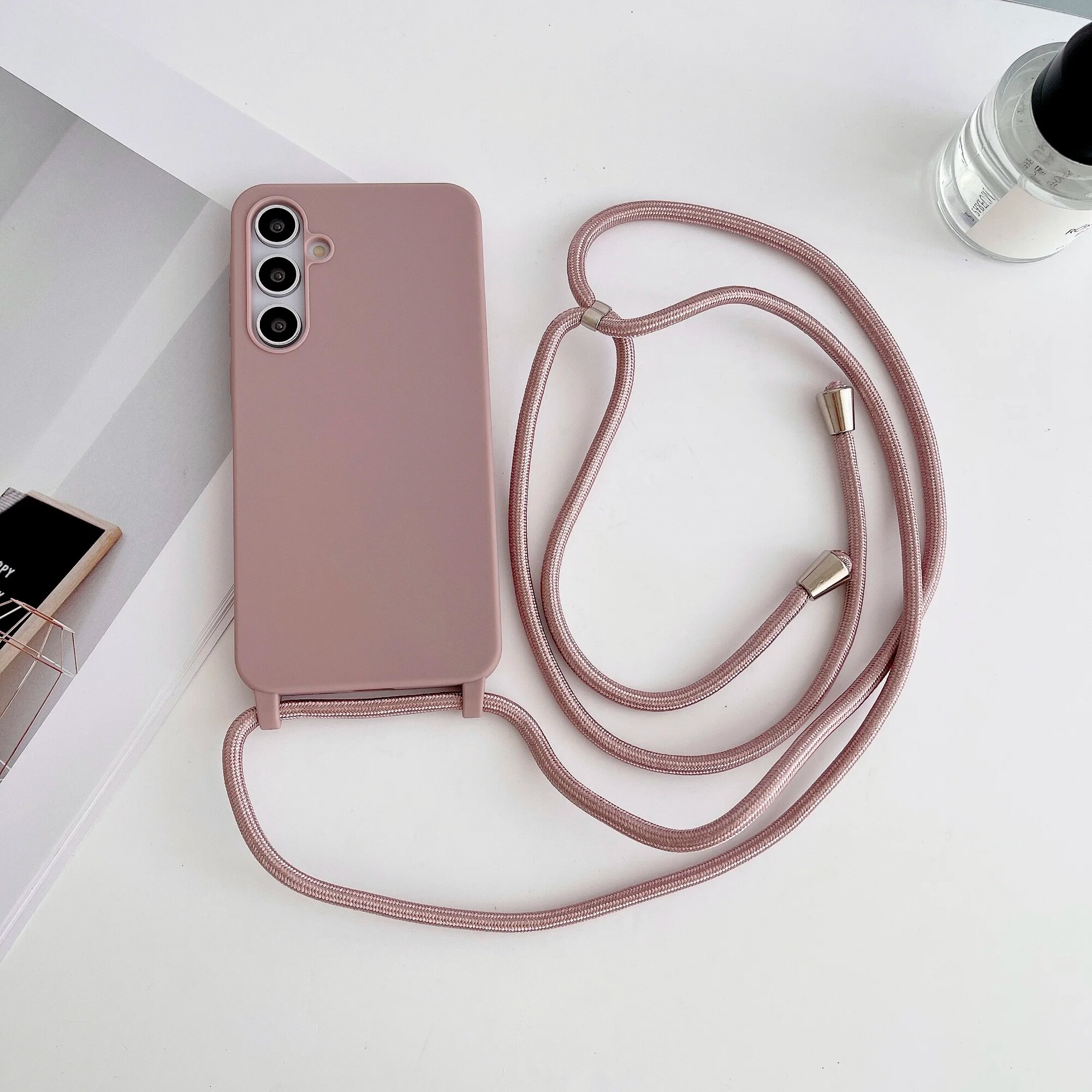 Чехол на шнурке для Samsung Galaxy A54 5G, Sand powder