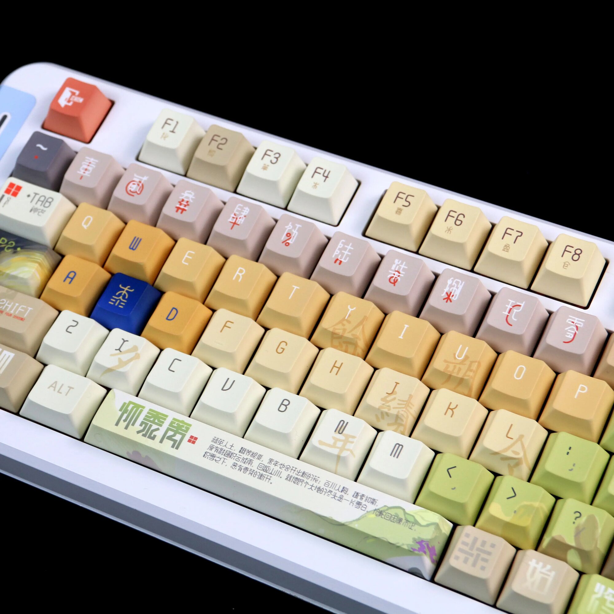 Коллекционные кейкапы Arknights Harvest's Lament 120 клавиш PBT DYE SUB Cherry MX