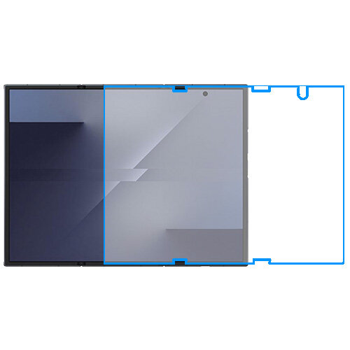 Скрин Мобайл защитный экран для Samsung Galaxy Z Trifold 5G - Unfolded из нано стекло 9H