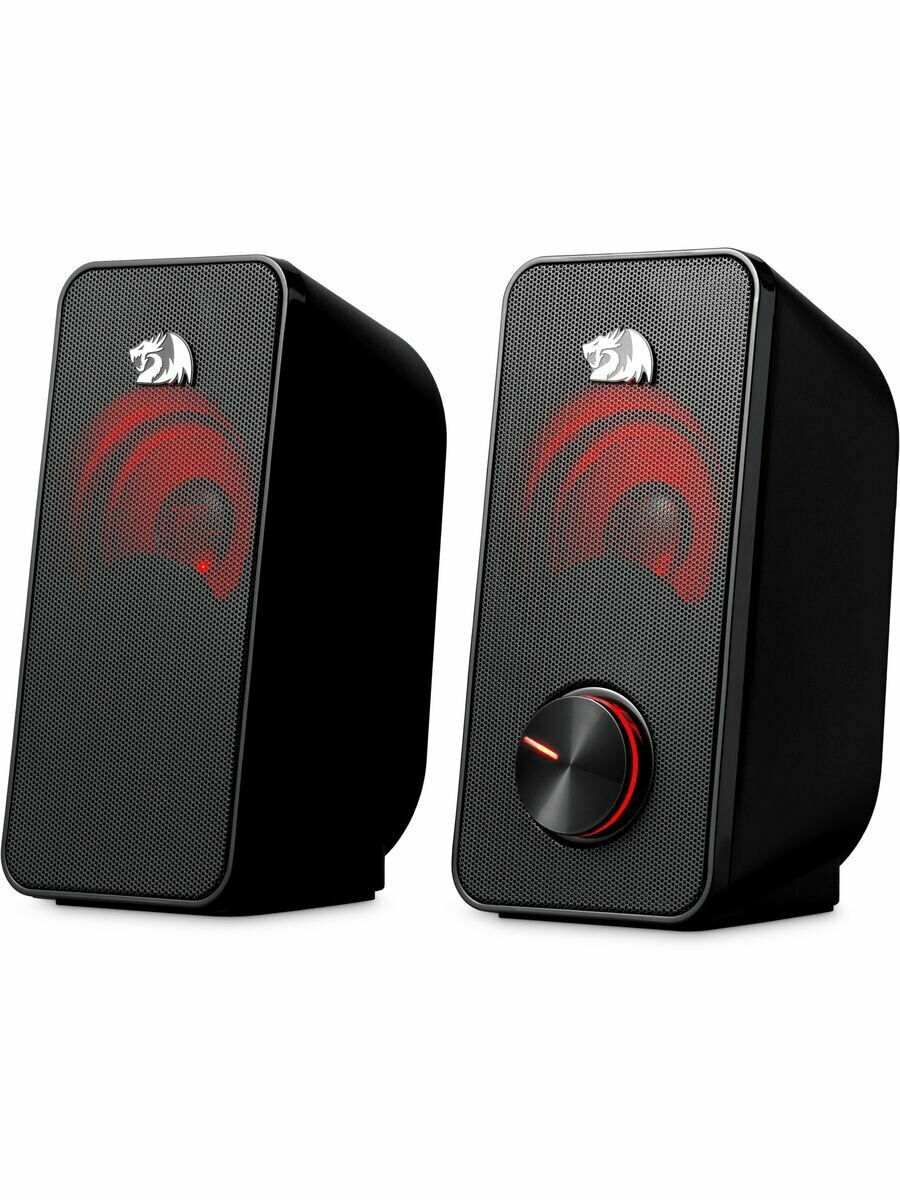 Redragon Stentor Компьютерная акустика 2.0, 6 Вт, питание от USB, черная