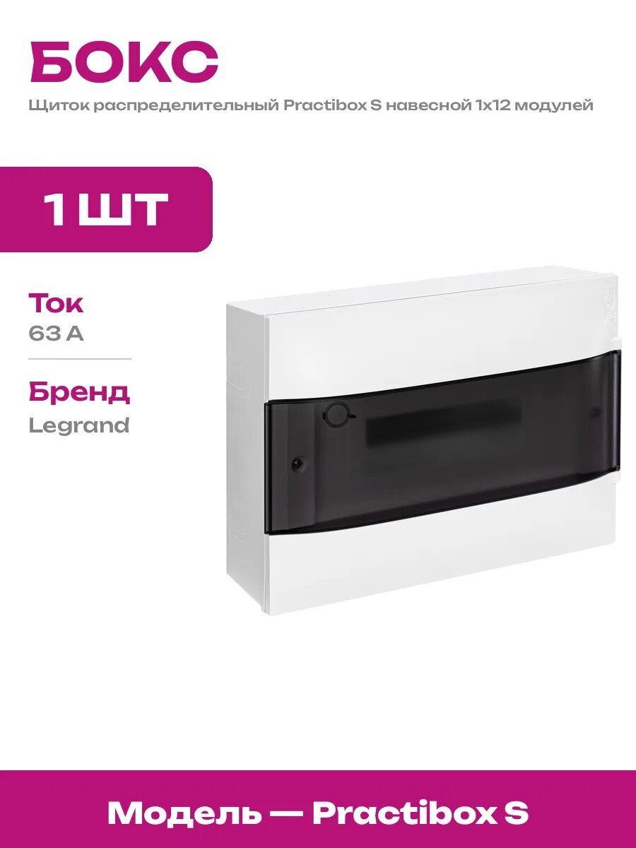 Электрощит для помещений 12 модулей навесной белый 236х328