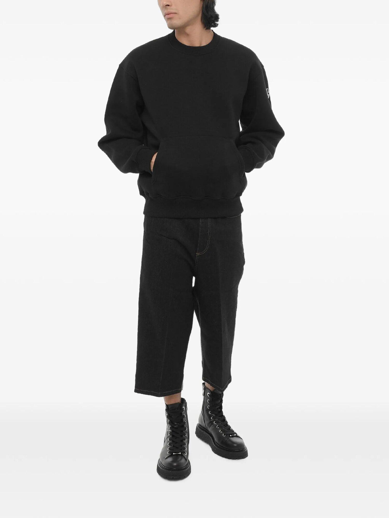 Толстовка Neil Barrett Embroidered-logo sweatshirt, размер 44 — фото 1