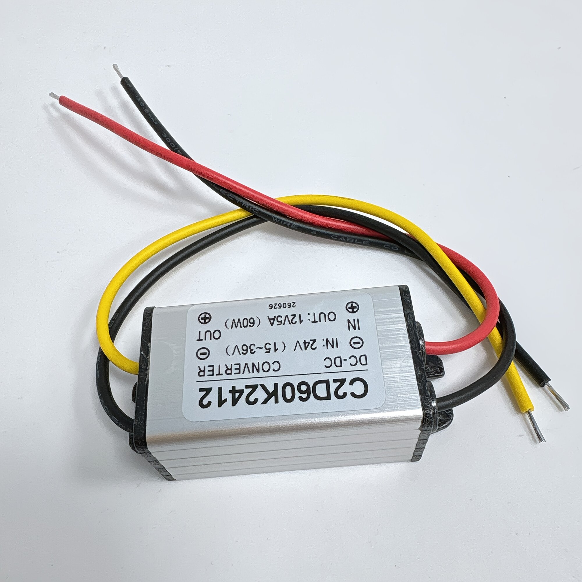 Преобразователь напряжения DC-DC 24V, регулятор напряжения для автомобильного мониторинга, без аккумулятора
