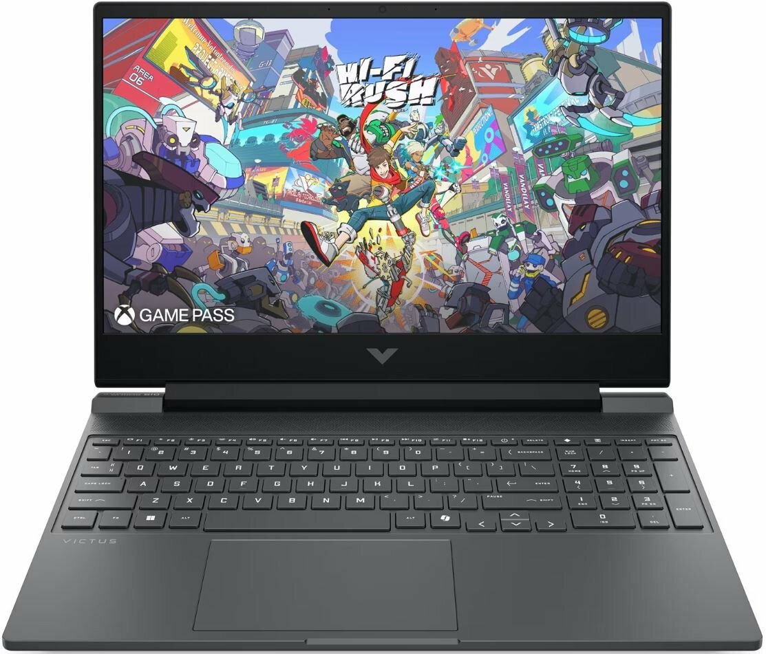 Ноутбук HP 15.6" HP Victus 15-fb3093dx (FHD/144) R7 7445HS/16GB/512GB SSD/RTX 4050/Win 11 Серый