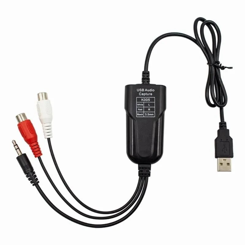 USB-конвертер аудио для оцифровки кассет