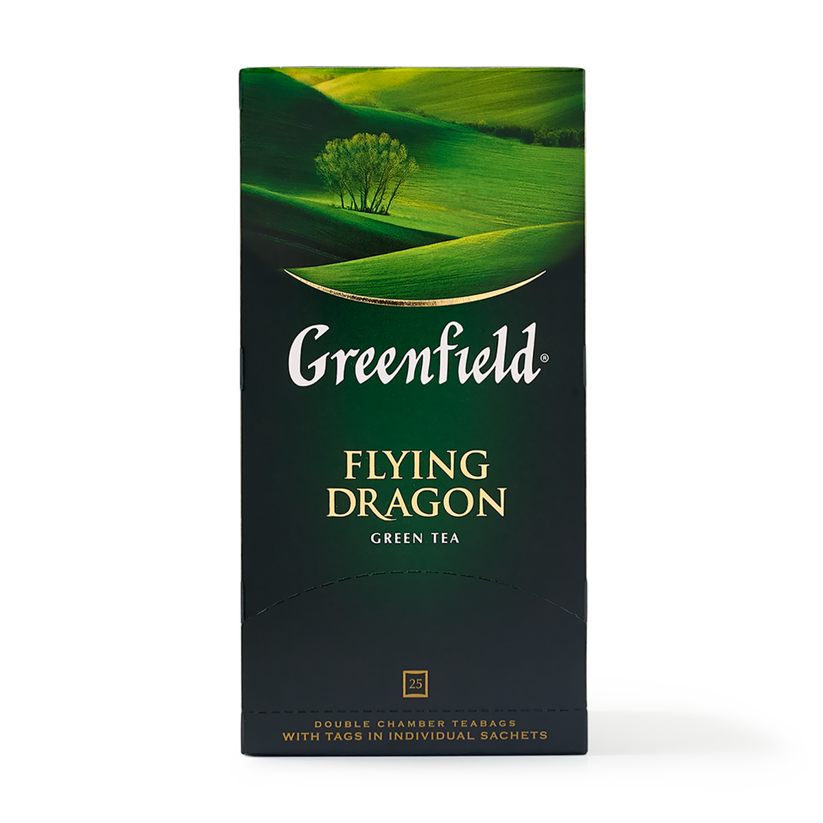 Чай Greenfield Flying Dragon, зеленый, 25 пакетиков в упаковке