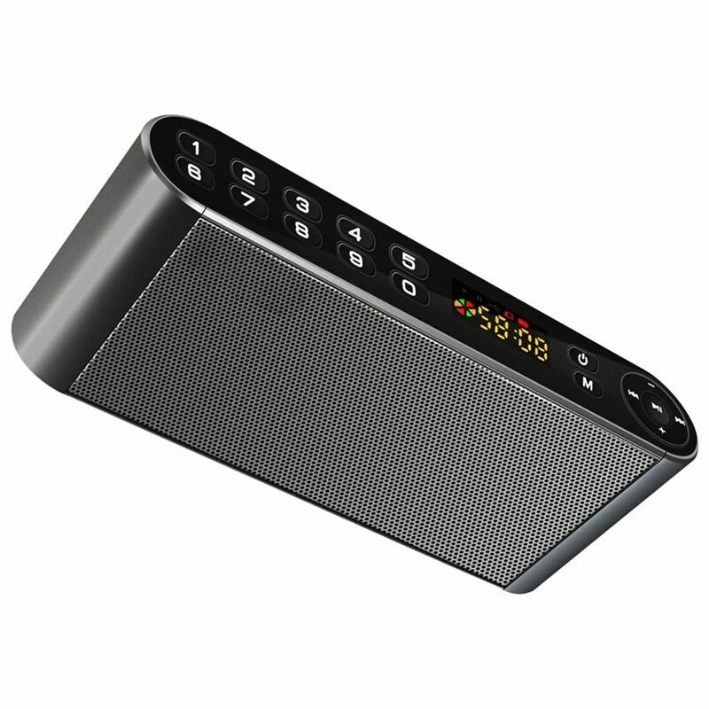 Российская Стальная Сабля FM Радио -Пушка USB -Портативная Динамика Bluetooth Wireless Microphone FM радио USB колонка беспроводная акустика с микрофоном