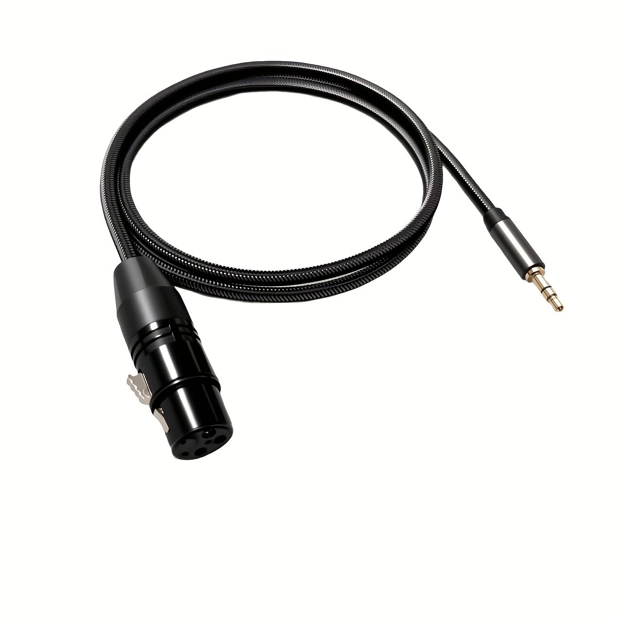 Кабель микрофонный XLR на 3.5 мм, 3 м, для цифровых диктофонов, зеркальных камер, микшерных пультов, CD-плееров, мультимедийных колонок и домашних аудиосистем