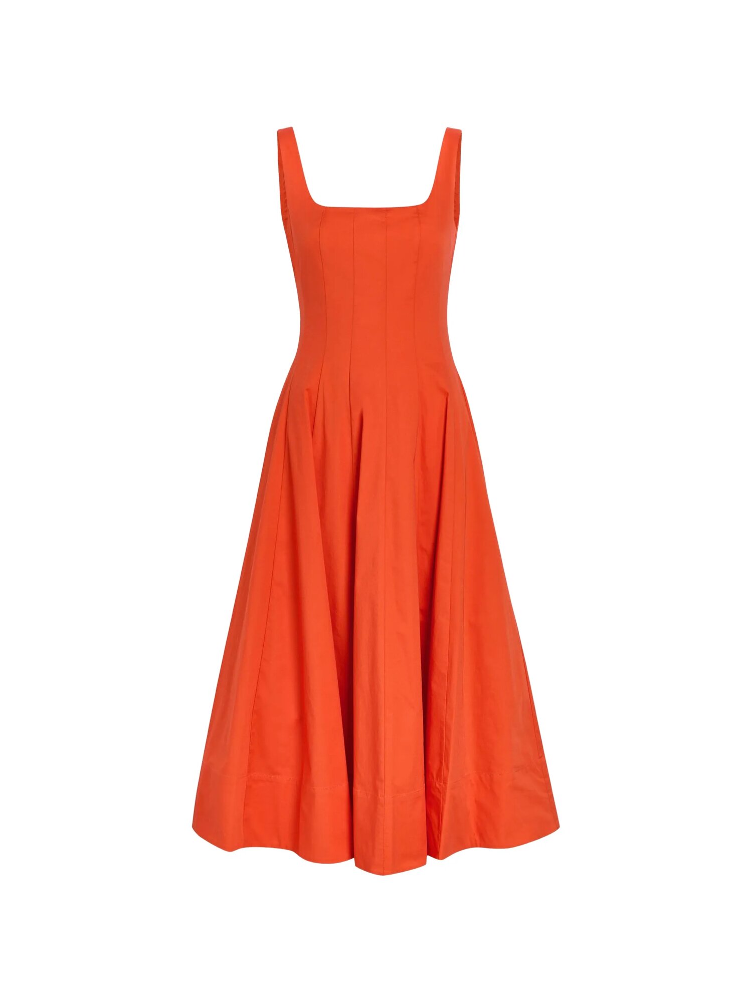 Платье Wells flared midi dress