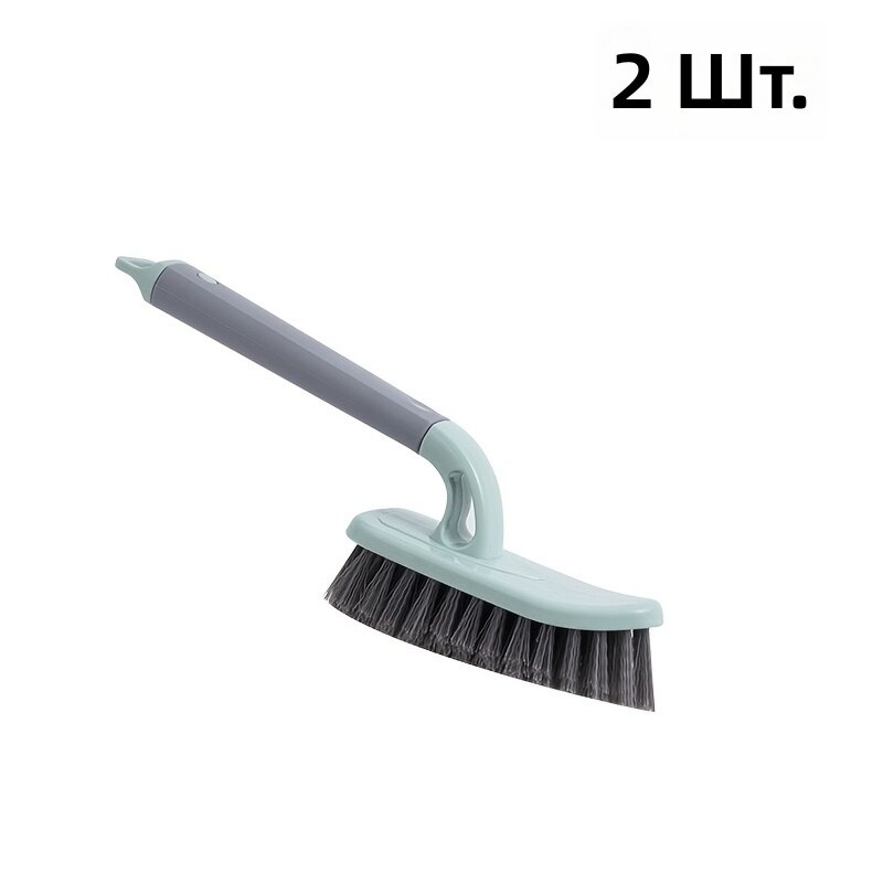 Щетка для уборки пола, стен и плитки, комплект из 2 штук, зеленый цвет