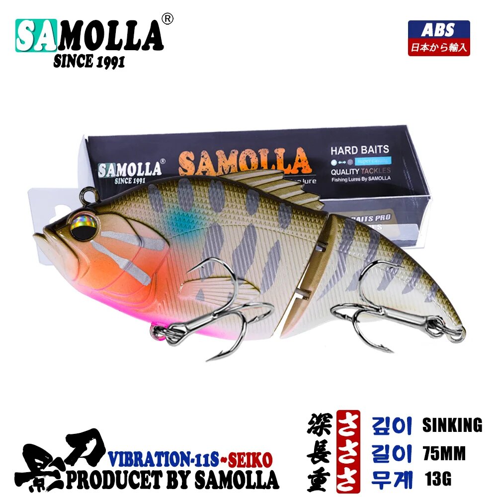SAMOLLA Воблер для морской рыбалки 75 мм 13 г 7