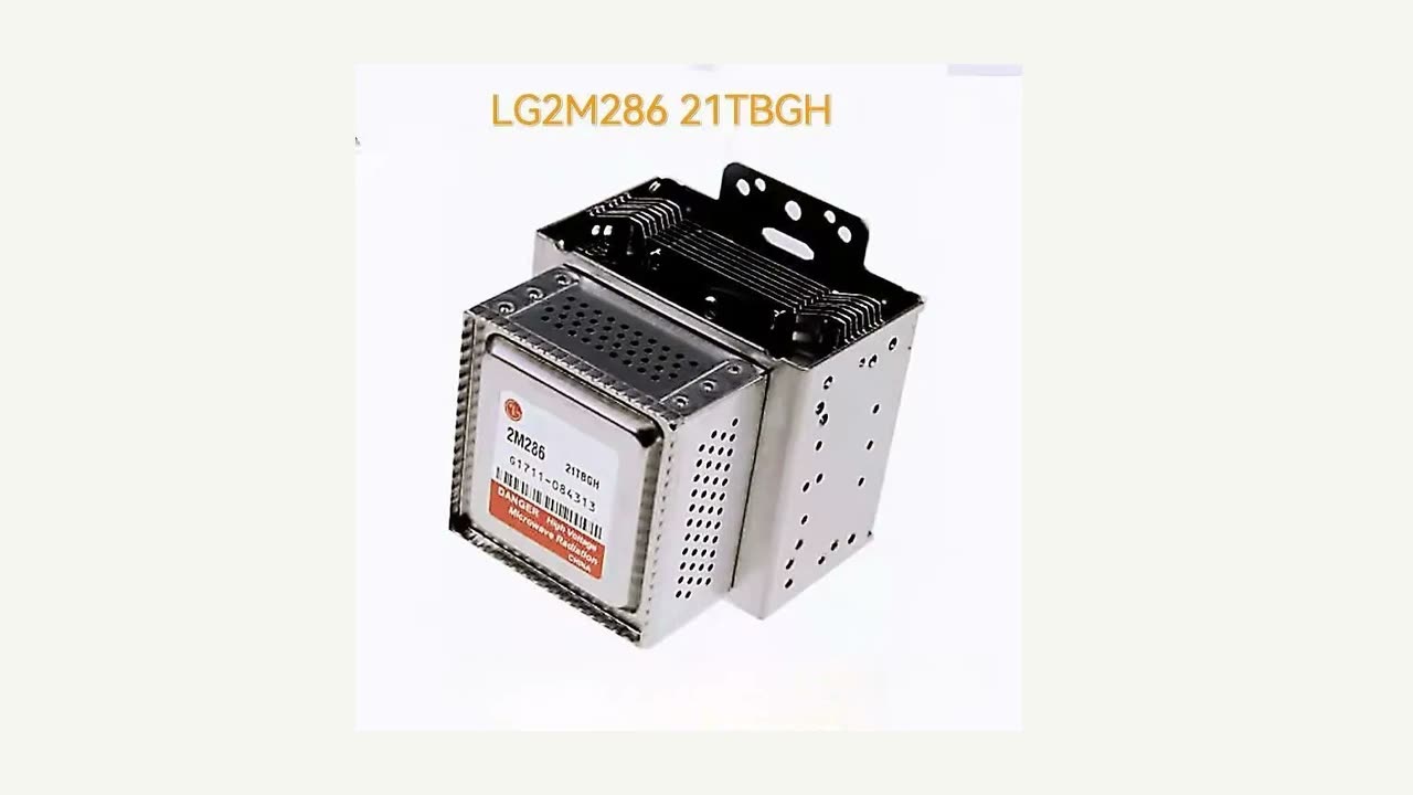 Магнетрон для СВЧ инверторный LG 2M286-21TBGH 1100W, запчасть для микроволновой печи — фото 1