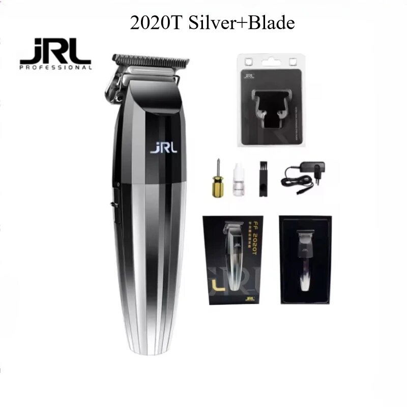 Машинка для стрижки JRL JRL 2020c 2020t Европейская вилка (EU Plug), Silver T Blade