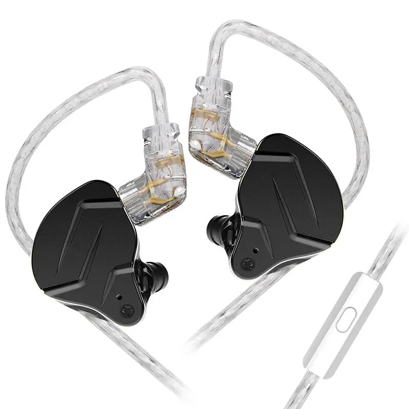 KZ ZSN Pro X Black MIC проводные наушники