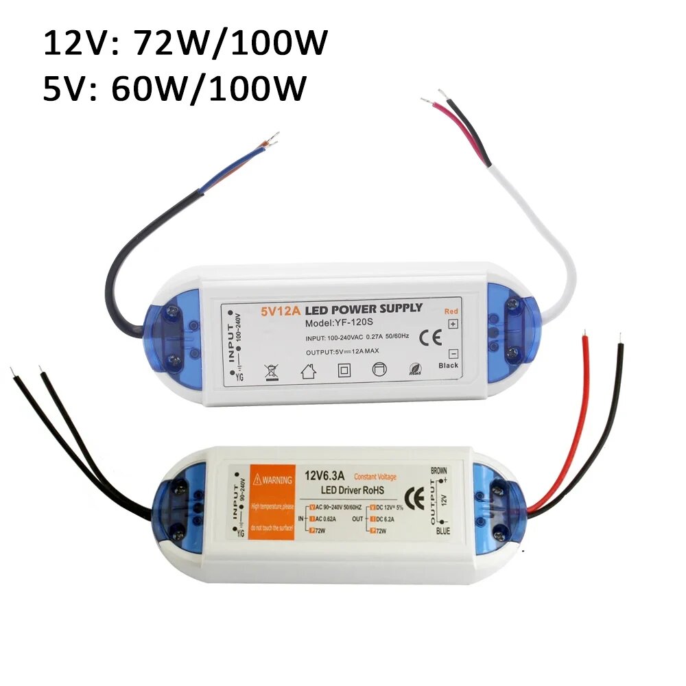 Блок питания LED 5V 12A 60W — фото 1