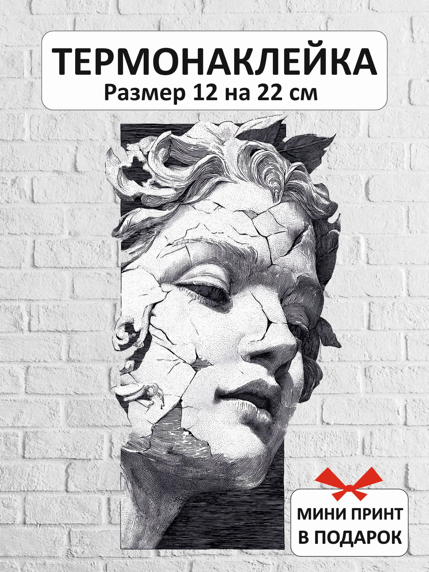 Термонаклейка для одежды Девушка Т-175