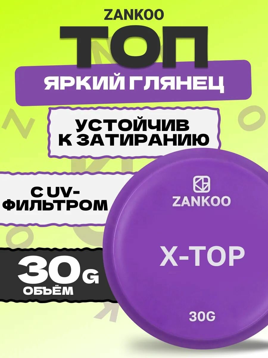 Топ для гель лака для ногтей без липкого слоя глянцевый прозрачный финиш