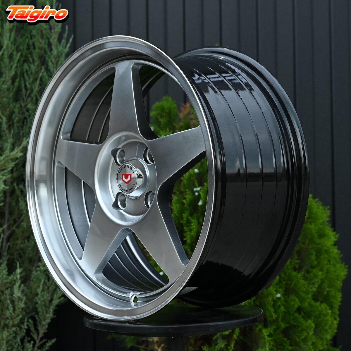 Комплект литых дисков R16 Taigiro EVO 7.5 ET30 4*100 Темный хром (F145)