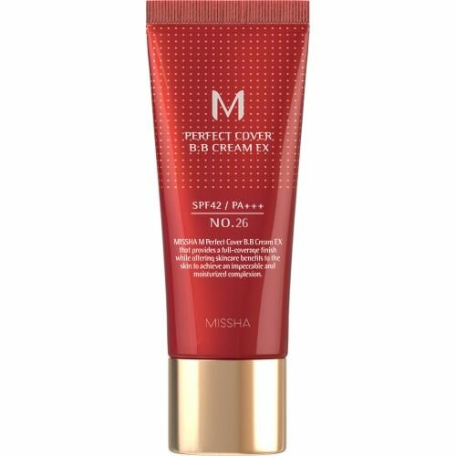 MISSHA Тональный BB крем Идеальное покрытие, М Perfect Cover, SPF42/PA тон 26, 20 мл