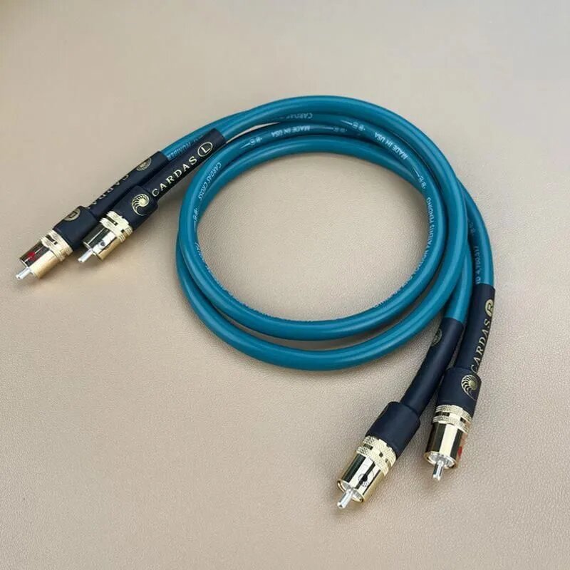 Cardas Audio Clear Light Аудиокабель RCA/RCA, 0.5 м, зеленый, с позолоченными коннекторами