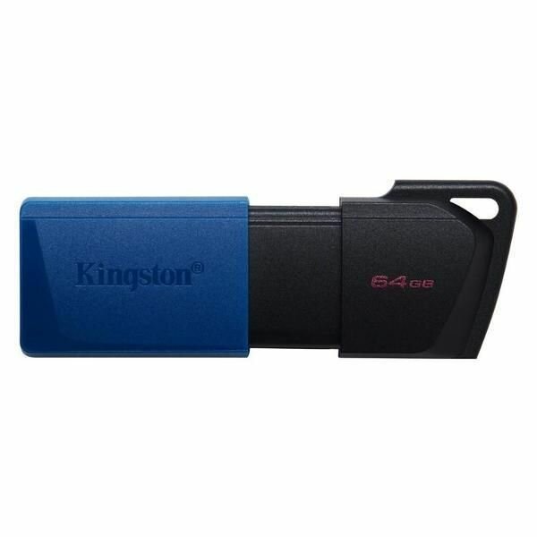 Флеш-накопитель Kingston DataTraveler Exodia M DTXM/64GB USB 3.2 Gen1 64GB чёрный/синий