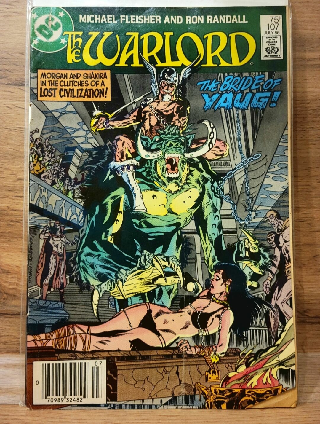 Ретро Комикс Warlord #107. 1986 Год. Оригинал!