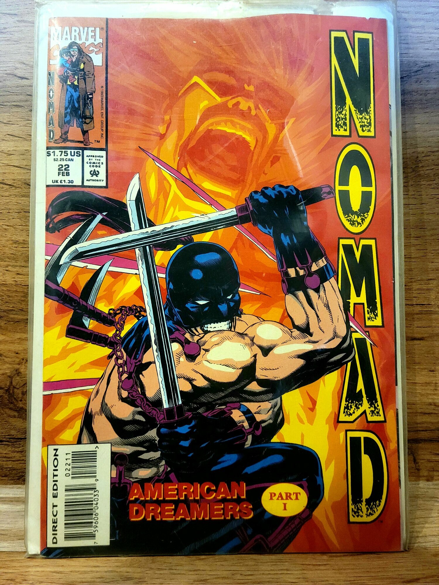 Ретро Комикс Nomad #22. 1993 Год. Оригинал!