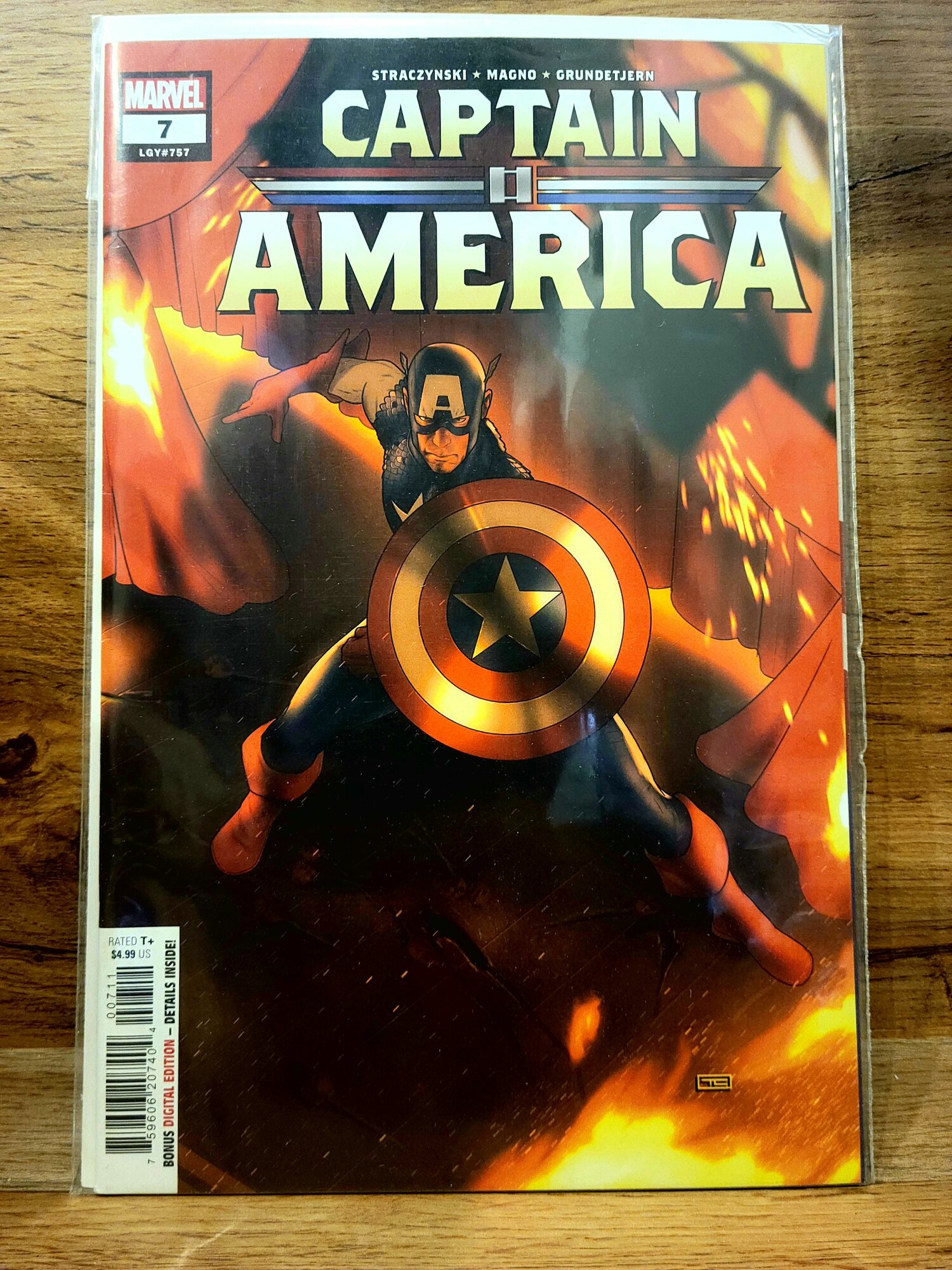 Captain America #7. Оригинальный Комикс.