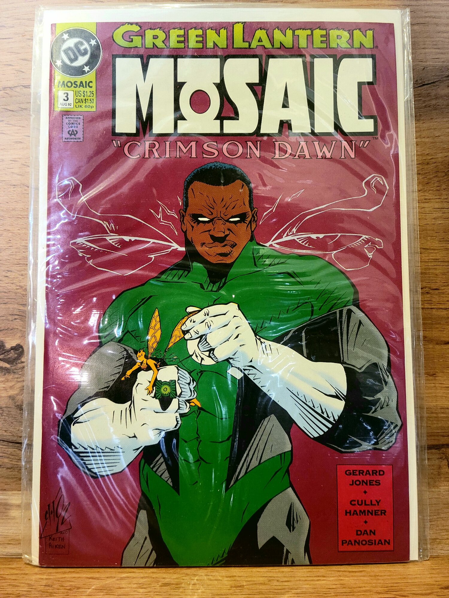 Ретро Комикс Green Lantern Mosaic #3. 1992 Год. Оригинал!