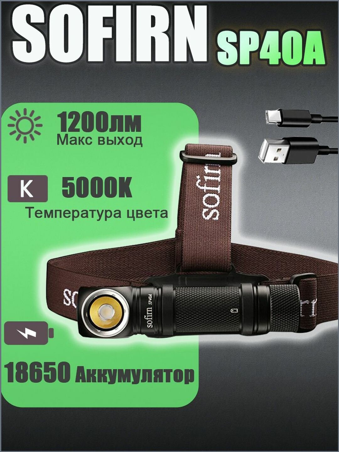 Налобный фонарь