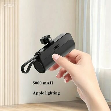 Повербанк 5000 mAh с разъемом Type C power bank, павербанк для телефона xiaomi, samsung, huawei, honor, внешний аккумулятор портативный универсальный