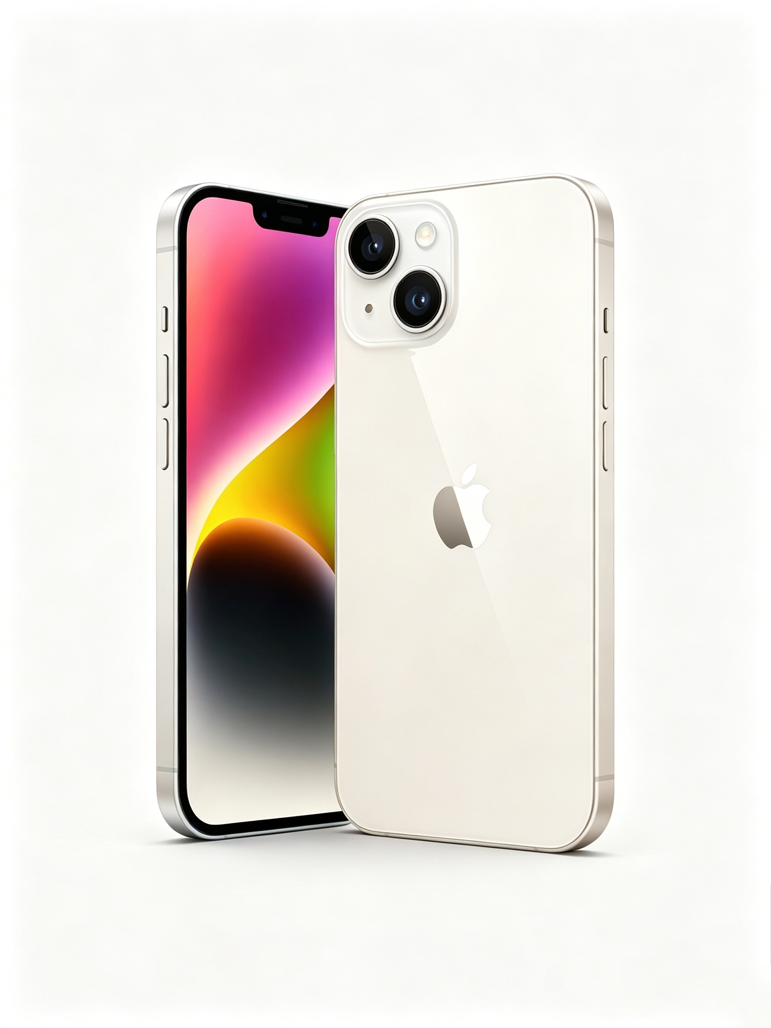 Оригинал, подлинный товар Смартфон Apple iPhone 14 512 ГБ, 2 SIM, 5G, белый, A15, 6.1" OLED, Новый Хит продаж