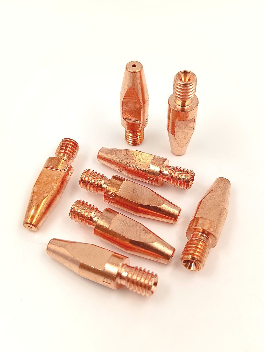CT08C1SD003 (20 шт) Наконечник C1 STD M6x28 диам.0,8мм (E-CU), диаметр проволоки 0,8мм, для горелок KEMPPI