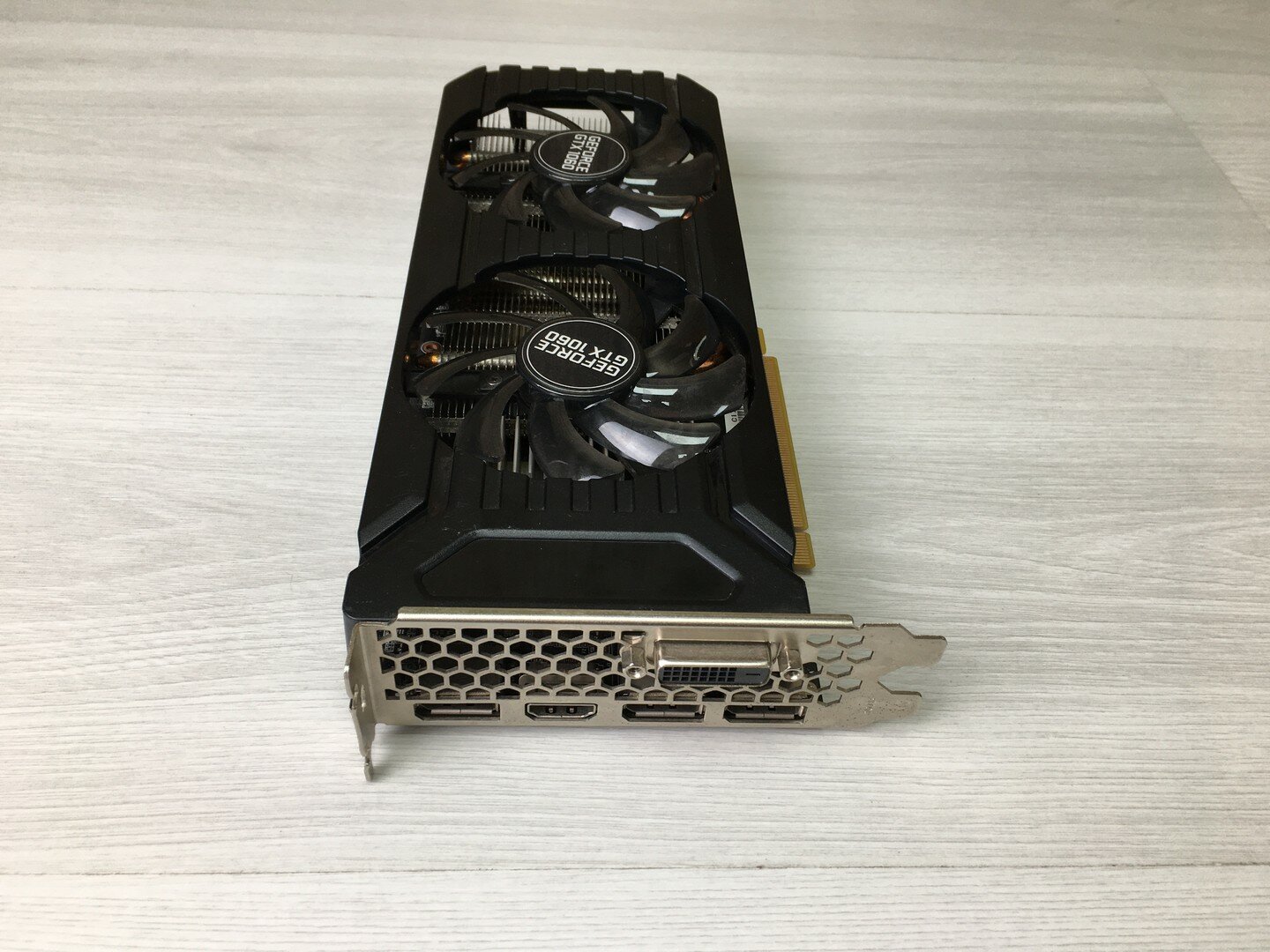 Видеокарта 6Gb GeForce 1060 GTX, Palit GTX1060 DUAL 6144M GDDR5 192bit DVI 3-DP HDMI, PCI-E