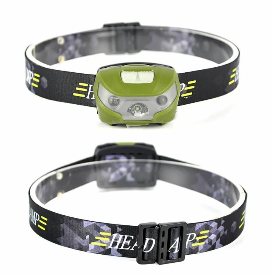 Светодиодный налобный фонарь со встроенным аккумулятором CREE XPE Led 3W