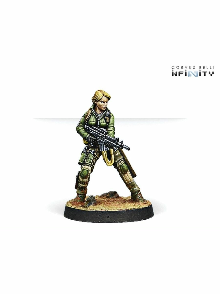 Миниатюра "6th Airborne Ranger Reg. (Molotok)" для настольной игры Infinity
