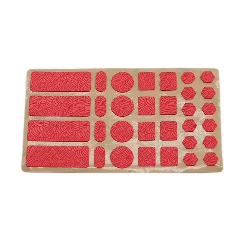 Наклейки-грипсы Kelowna для мыши и клавиатуры Красный, red