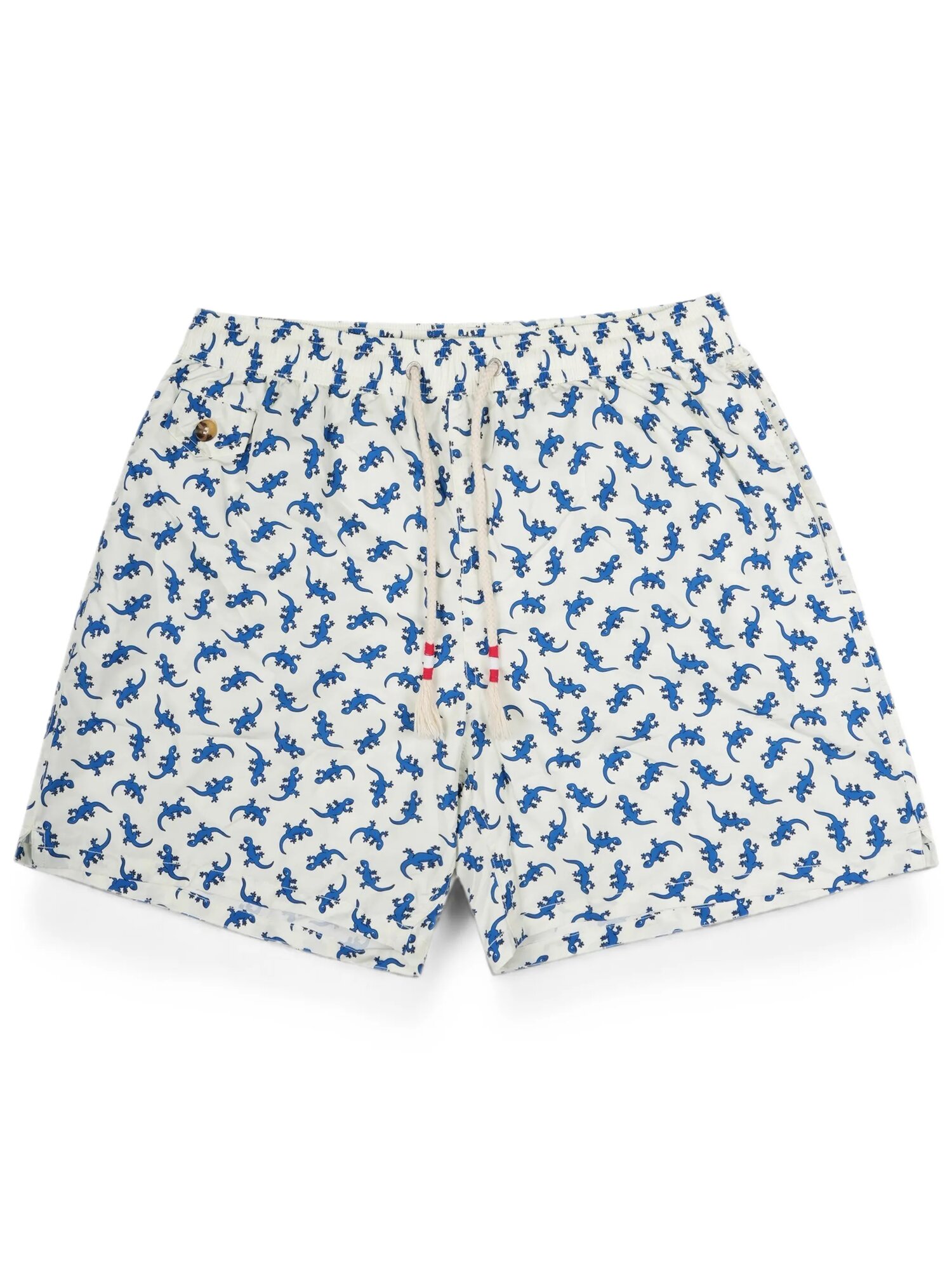 Шорты для плавания MC2 Saint Barth Gecko-print drawstring swim shorts, размер 46 — фото 1