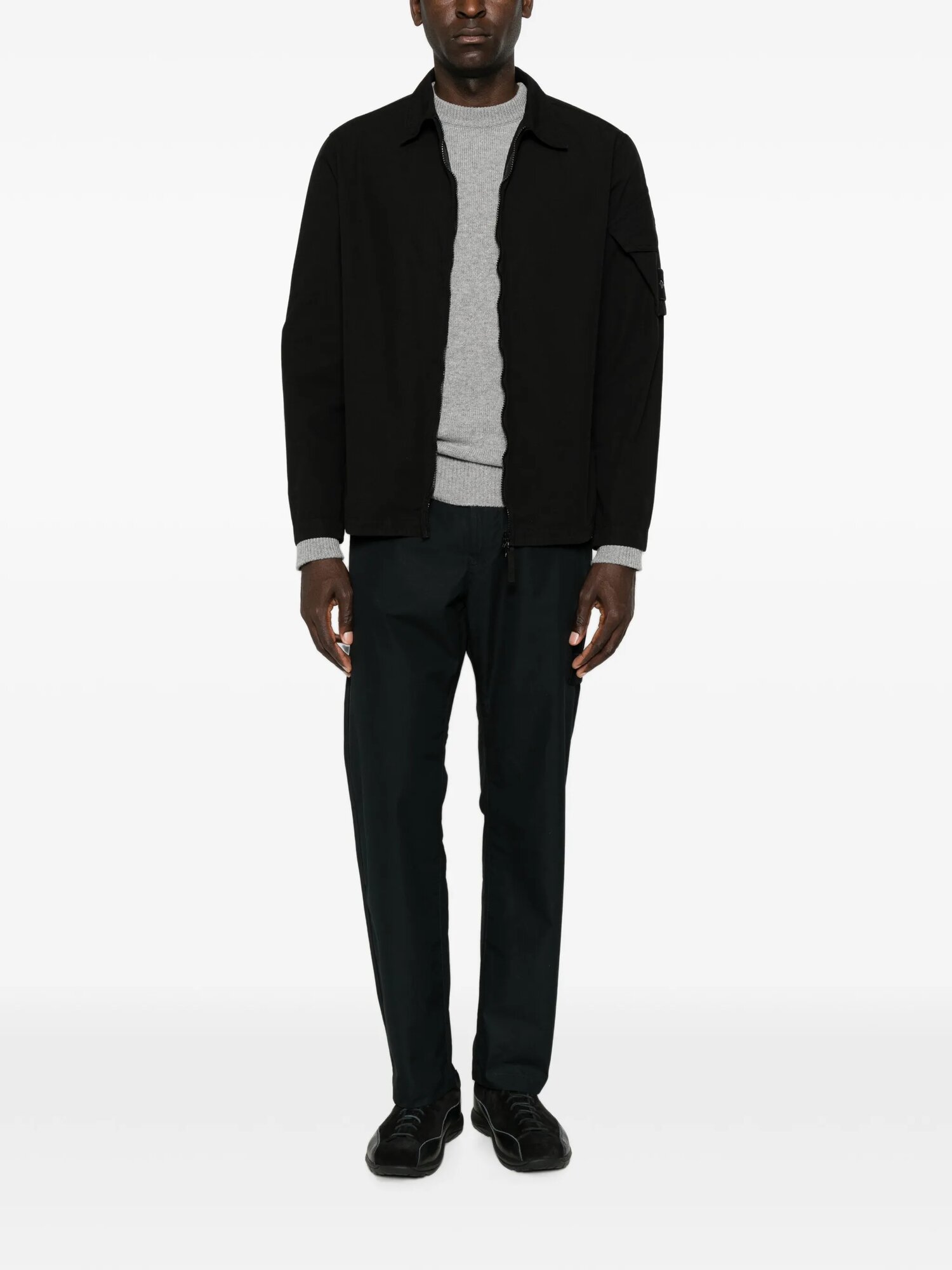 Рубашка Stone Island Zip-fastening overshirt, размер S — фото 1