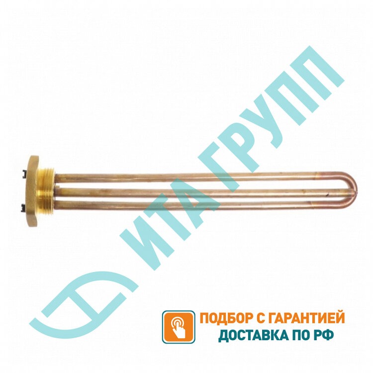 ТЭН 2,5кВт (2500Вт) RDT, резьбовой 42 мм для Ariston, De Luxe, Real, Thermex, под анод М6, 182245