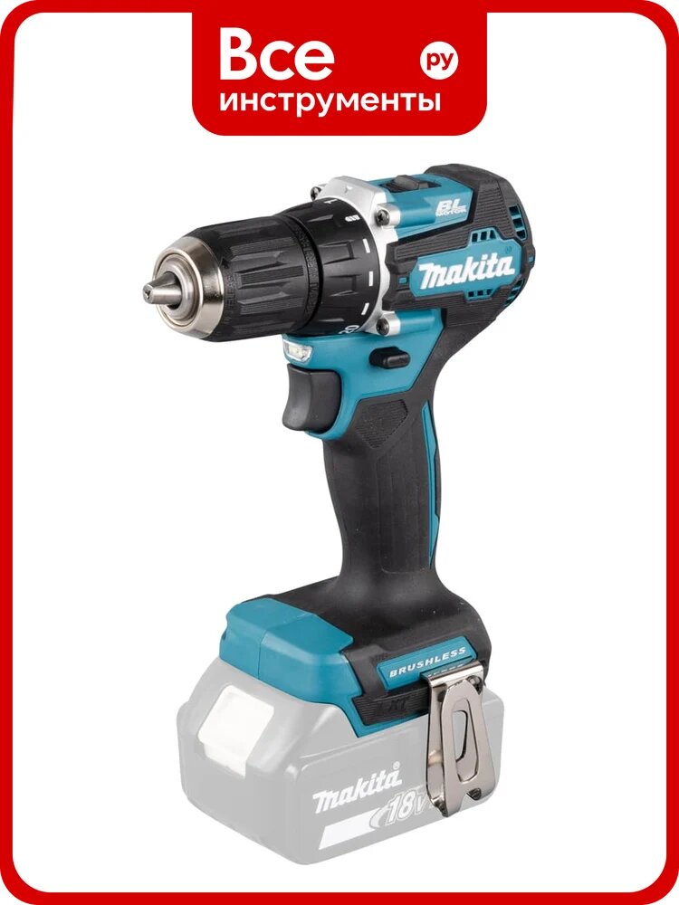 Бесщеточная аккумуляторная дрель-шуруповерт Makita XPT 18В, б\ак и з\у DDF487Z