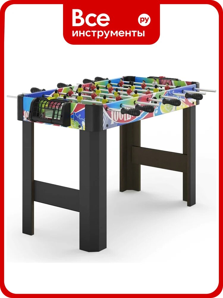 Игровой стол Мини Футбол - Кикер Color UNIXline 101x42 см GTSU101X42CL