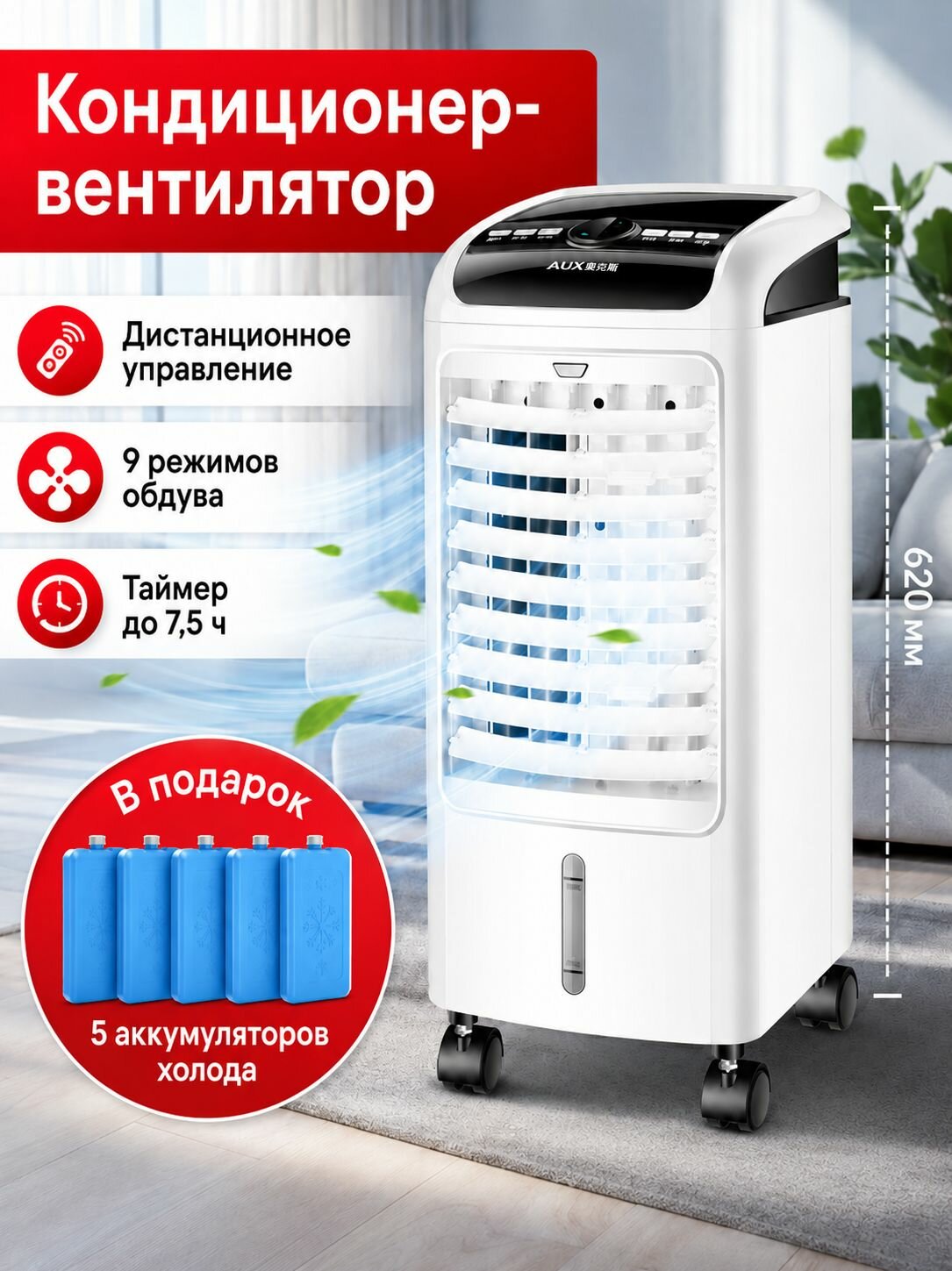 Вспомогательный вентилятор кондиционера